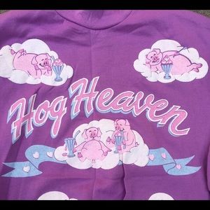 Spumoni | Sweaters | Iso Spumoni Vintage Sweatshirt Animal Pigs | Poshmark